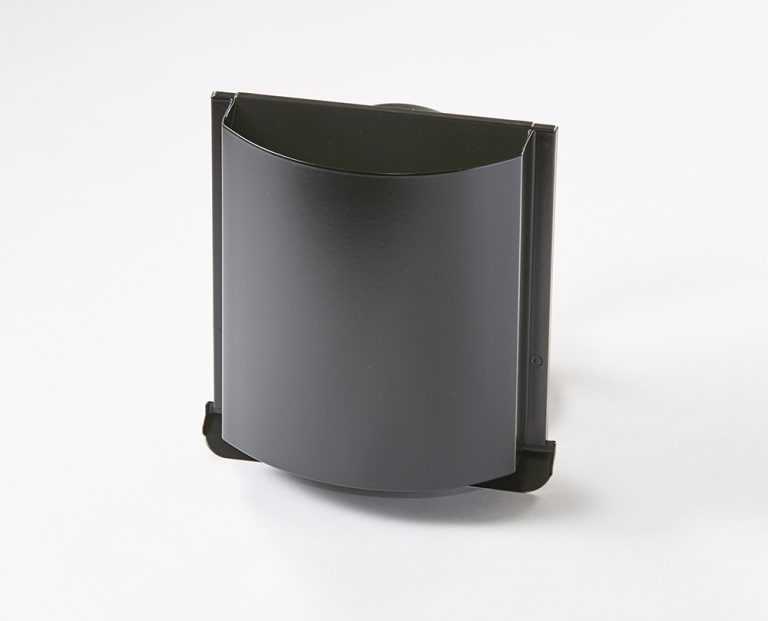 φ100 角型デザインフード防火ダンパー付 72℃ ブラック | スムイ（Sumui）24時間換気システム | ケィ・マック株式会社